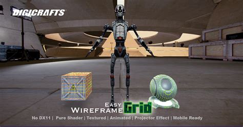 Released Easy Wireframe Grid Shader Effect Community Showcases Unity Discussions