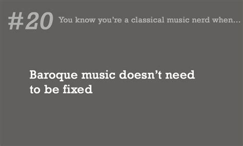 Classical Music Nerd Characteristics