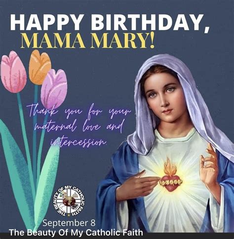 1 3 September 8 The Nativity Of The Blessed Virgin Mary Happy