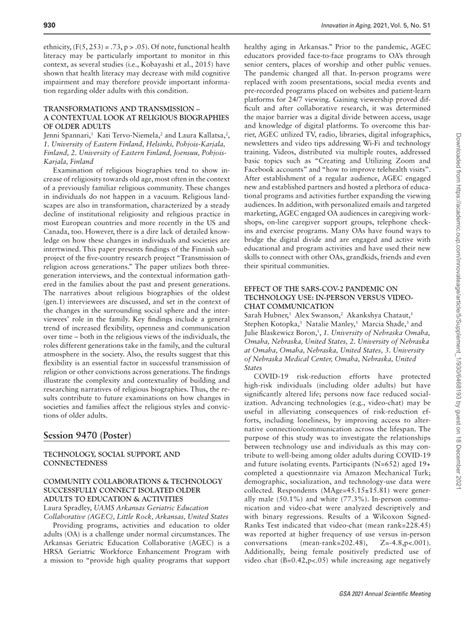 Pdf Effect Of The Sars Cov 2 Pandemic On Technology Use In Person Versus Video Chat Communication