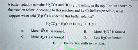 Solved A Buffer Solution Contains H2co3 And Hco3 Resulting In The Solved A Buffer Solution Contains H2co3 And Hco3 Resulting In The