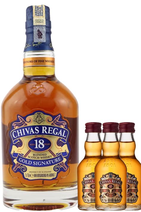 Chivas Regal 18 Years Old Blended Scotch Whisky 700ml [free Chivas 12 Miniature] The Chamber