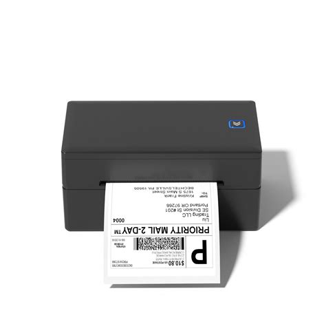 Black Thermal Electronic Label Printer Bluetooth Universal Express