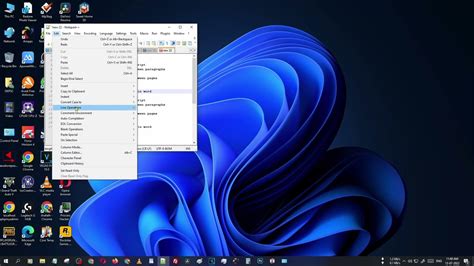 how to remove starting space from lines in notepad trim leading