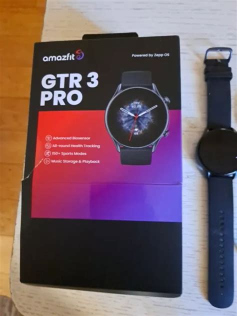 Amazfit Gtr Pro Orologio Intelligente Mm Cassa In Lluminio Con Cinturino Eur