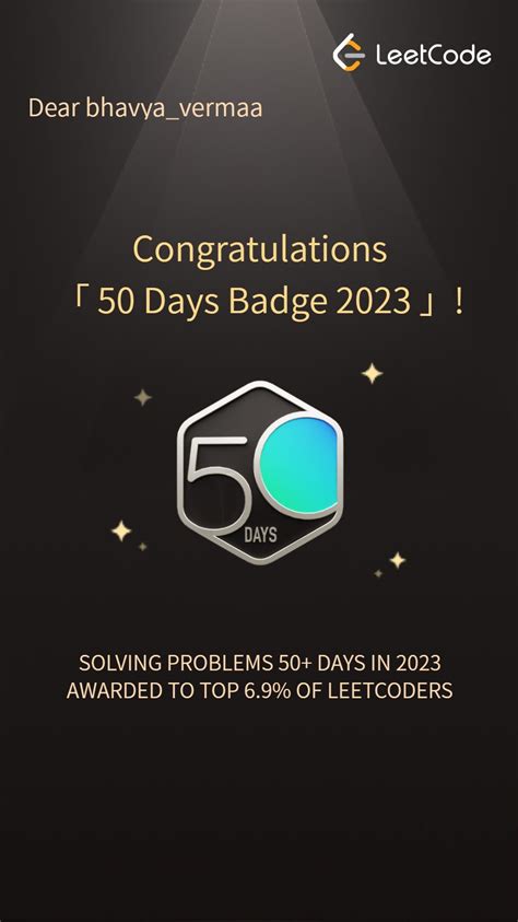 Leetcode Codingjourney Consistencywins Bhavya Verma