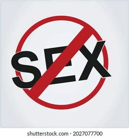 Forbidden Sex Sign Vector Illustration Stock Vector Royalty Free 2027077700 Shutterstock