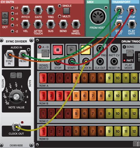 Daw Sync Patch Setup