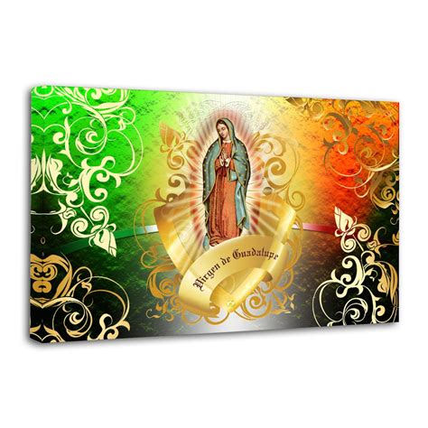 Virgen De Guadalupe Virgin Mary Full Color Wall Art Poster Ts