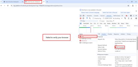 Frequent 403 Forbidden Errors From Vercel Security Checkpoints Help Vercel Community