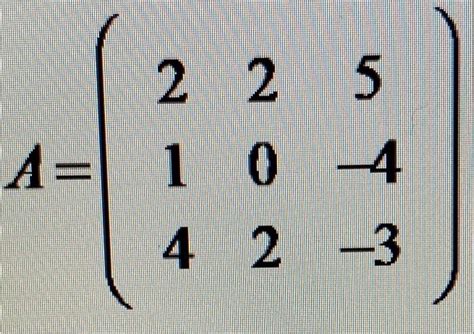 Solved Find The Rank Of A Matrix And Explain Why It Chegg Com