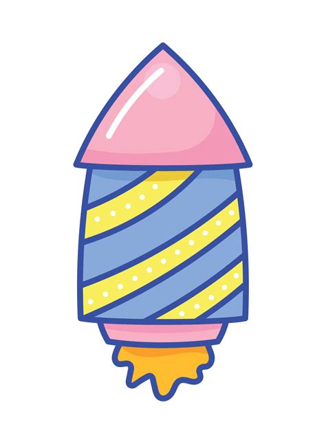 Celebration Rocket Firework 11453603 Vector Art At Vecteezy