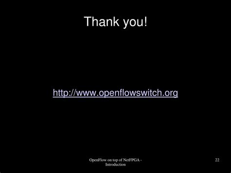 Ppt Openflow On Top Of Netfpga Powerpoint Presentation Free Download Id521818