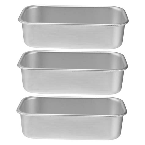 Mini Loaf Pans Lids Aluminum Bread Bakeware 3 Pcs 14275833760