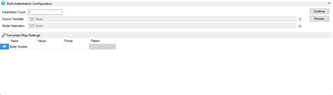 Working With The Bulk Instantiation Form When Instantiating Templates