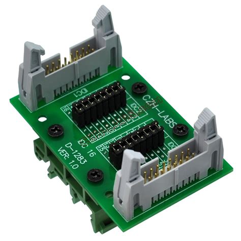 Czh Labs Din Rail Mount Idc16 2x8pin 01 Pitch254mm Header Diagnostic Test Breakout Board