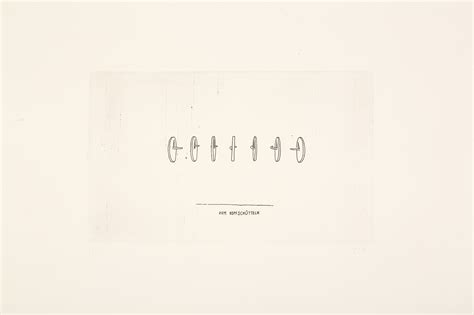 Lot 98 Markus Raetz Swiss 1941 2020