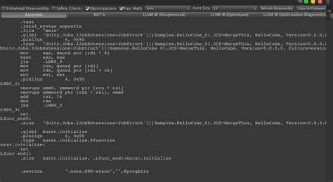 Analyzing Burst Generated Assemblies