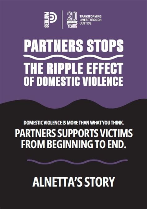 Ripple Effects Of Domestic Violence Alnettas Story