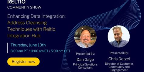 Enhancing Data Integration Address Cleansing Techniques With Reltio Integration Hub Reltio