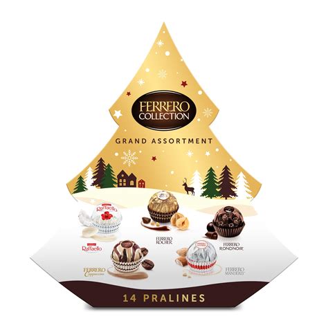 Buy Ferrero Collection Grand Assortment Tree 14 Count Premium Gourmet