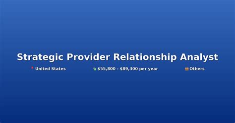 Strategic Provider Relationship Analyst At E Verify Program