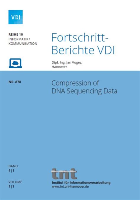 Compression Of Dna Sequencing Data Vdi Nachrichten