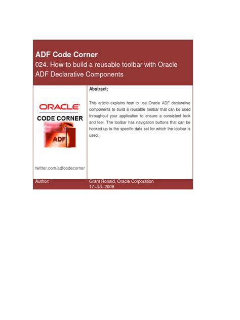24 Generic Toolbar Component 169163 Pdf Computer File Library