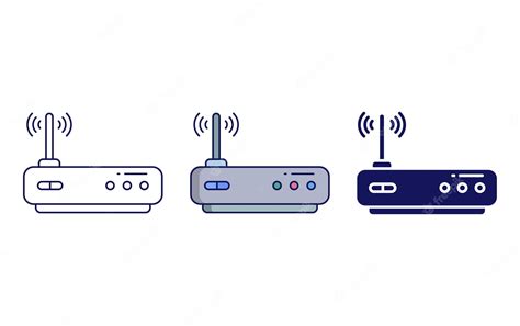 Premium Vector Router Vector Icon