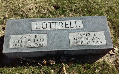 Rev James Leon Cottrell 1910 1984 Find A Grave Memorial