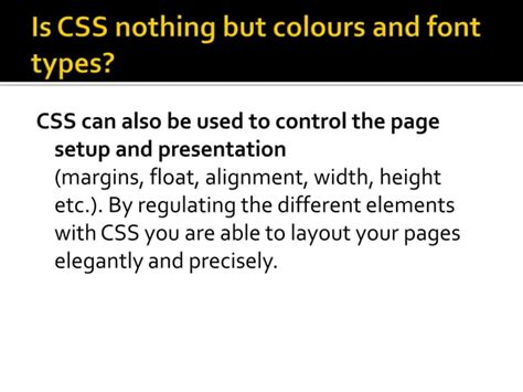 Css Intro Ppt