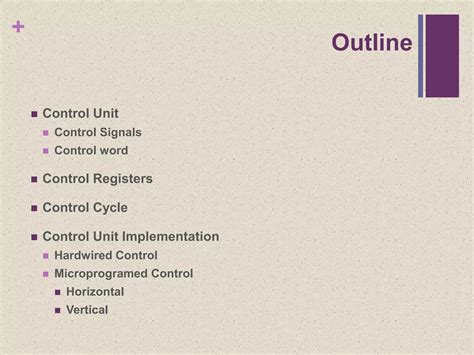 Computer Architecture Control Unit Pptx Operating Systems Computer Software And Applications
