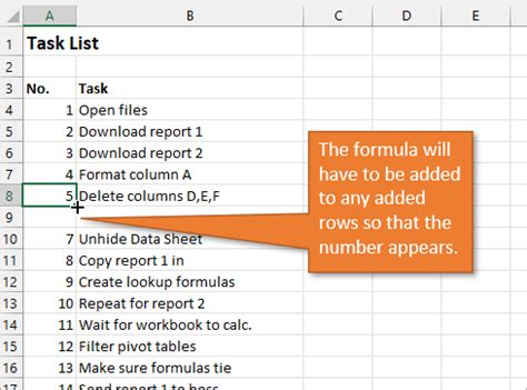 4 Ways To Create Numbered Lists In Excel Excel Campus
