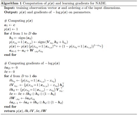 Neural Autoregressive Distribution Estimation Deep Learning Travels