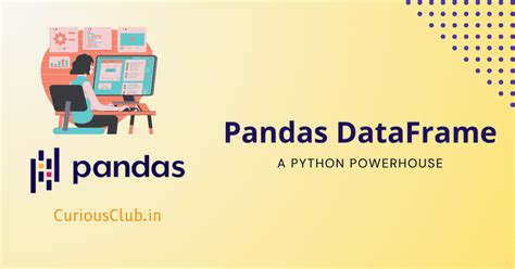 Curious Club Pandas Dataframes Discover The Power Of Data With