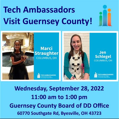 Tech Ambassadors Visit Guernsey County Tech Ambassadors