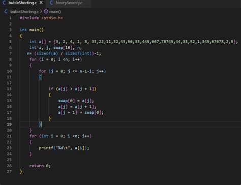 Ashish Chaurasiya On Linkedin Buble Sorting In C Programming