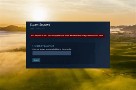 Fix Your Response To The Captcha Appears To Be Invalid