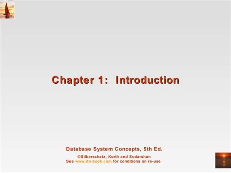Database Systems Concepts 5th Ed Ppt Databases Computer Software