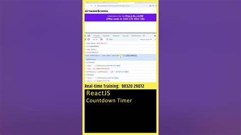 reactjs tutorial countdown timer web development frontend reactjs