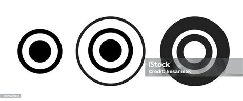 Radio Button Checked Icons Multi Series Stock Illustration Download
