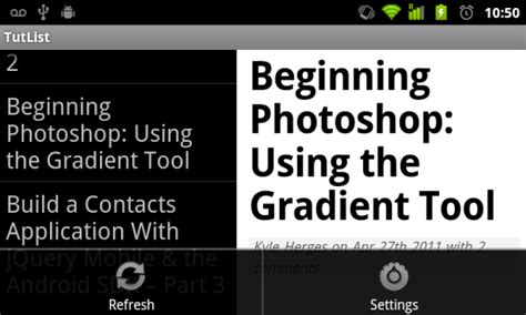 Android User Interface Design Building Application Preference Screens