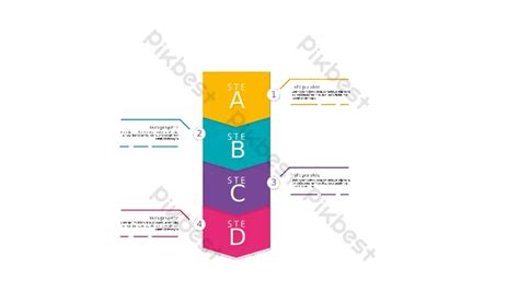 Data Flow Color PPT Business Chart Information Element PowerPoint PPTX Template Free Download