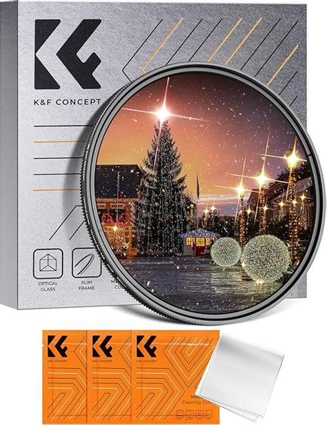Amazon Com K F Concept Mm Variable Star Filter Cross Screen Starburst Filter Points