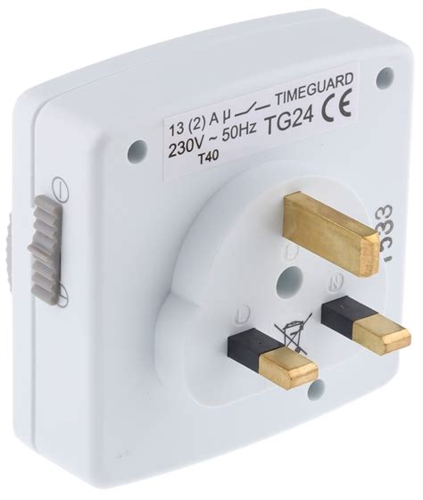 Tg24 Timeguard Timeguard Analogue Timer Switch 230 V Ac 821 5058 Rs