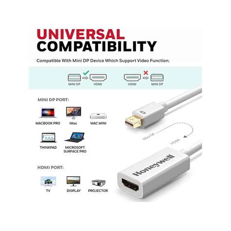 Honeywell Mini Display Port Male To HDMI Female Price In BD RYANS