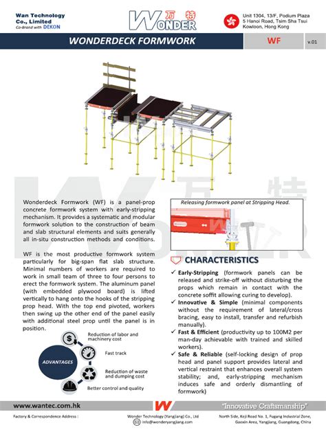 Wonderdeck Formwork Wf Pdf