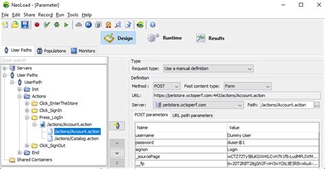 NeoLoad Parameterization Variable Steps To Define A Variable