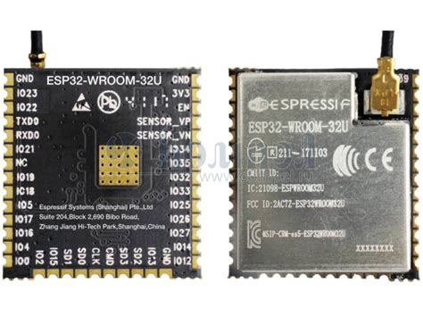 Schematic For Esp32 Wroom 32u Rf Module Esp32 D0wd Soc Wi Fi