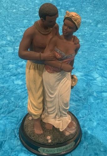 Ebony Treasures By United Treasures Standing Couple In Traditional Garb